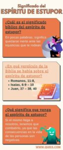 Qué es el espíritu de estupor 》 - La Luz de la Religión
