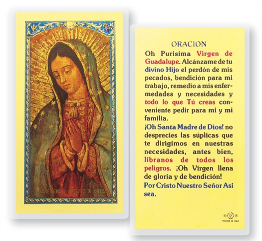 Oh purisima virgen de guadalupe a quien amo tiernamente 》 - La Luz de ...