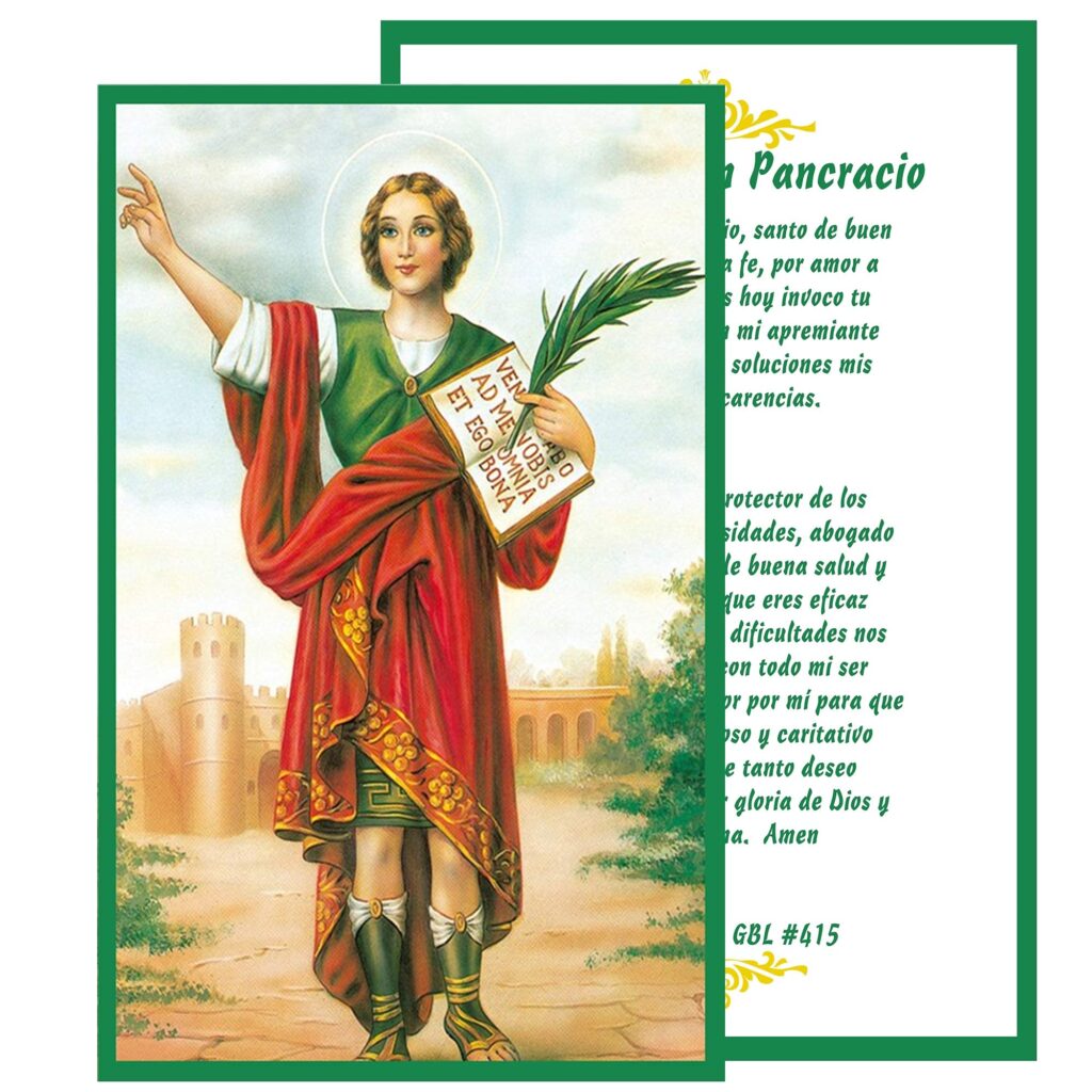Oración a san pancracio para el amor 》 - La Luz de la Religión