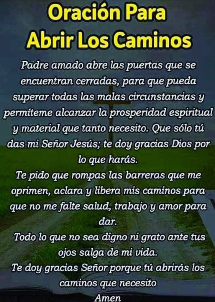 Oración original del gran poder de dios 》 - La Luz de la Religión