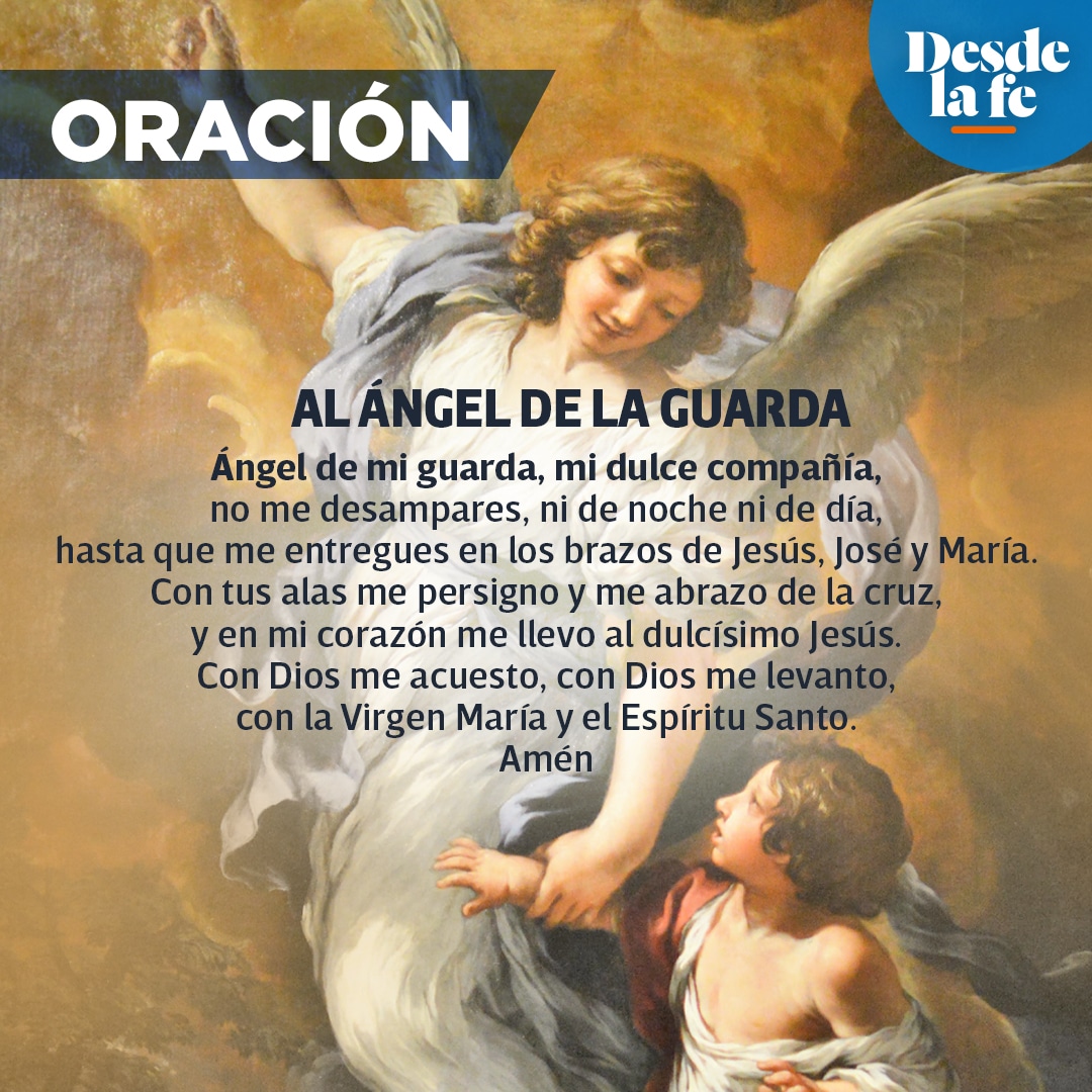 Oración al santo ángel de la guarda de una persona 》 - La Luz de la ...