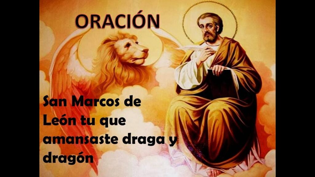 Oración a san marcos para el amor imposible 》 - La Luz de la Religión