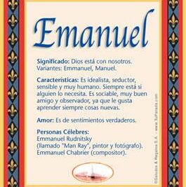 Qué significa el nombre de emmanuel en la biblia 》 - La Luz de la Religión
